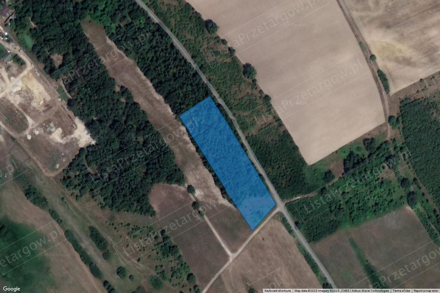 Przetargi, Działki, Mirocin Górny, Lubuskie